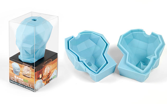A Skull Ice Cube Mold That Keeps Drinks Chilled & Looking Dangerous