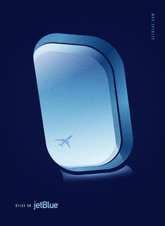 Vintage-Style Ad Posters for JetBlue