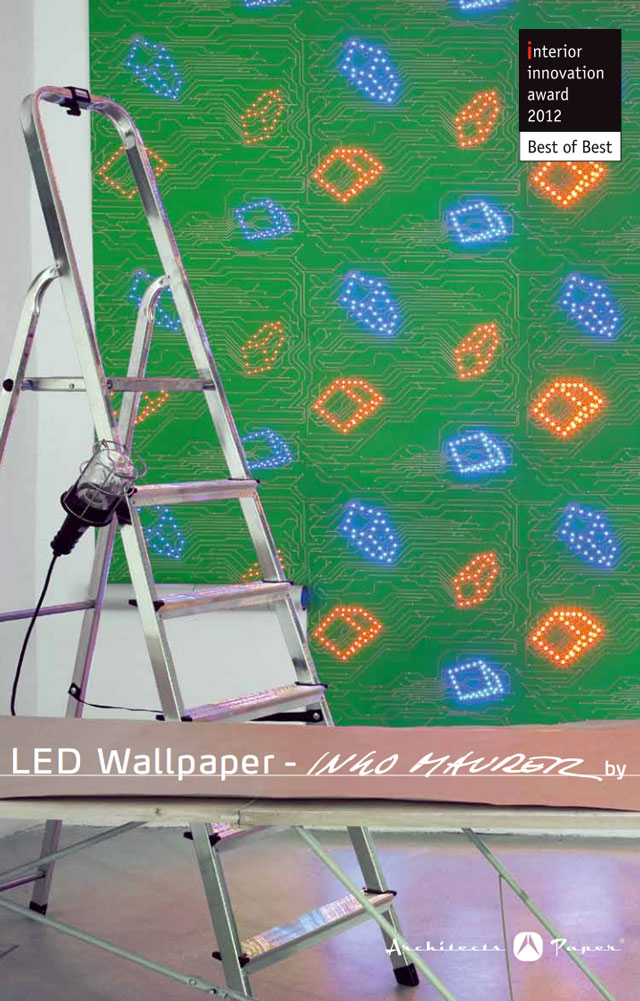 Glowing LED Wallpaper