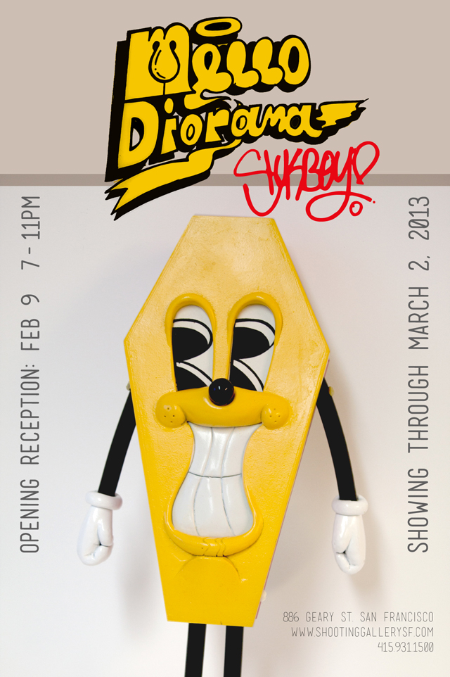 Mello Diorama, A Solo Art Exhibition by Sickboy at Shooting Gallery
