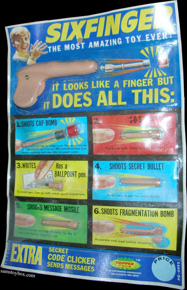 Sixfinger, An Awesome 1960s Toy That Gave Kids an Extra Fun Finger