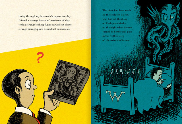 The Call of Cthulhu as a Dr. Seuss Style Children's Book