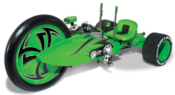 The Lean Mean Green Machine, A Gas Powered Big Wheel