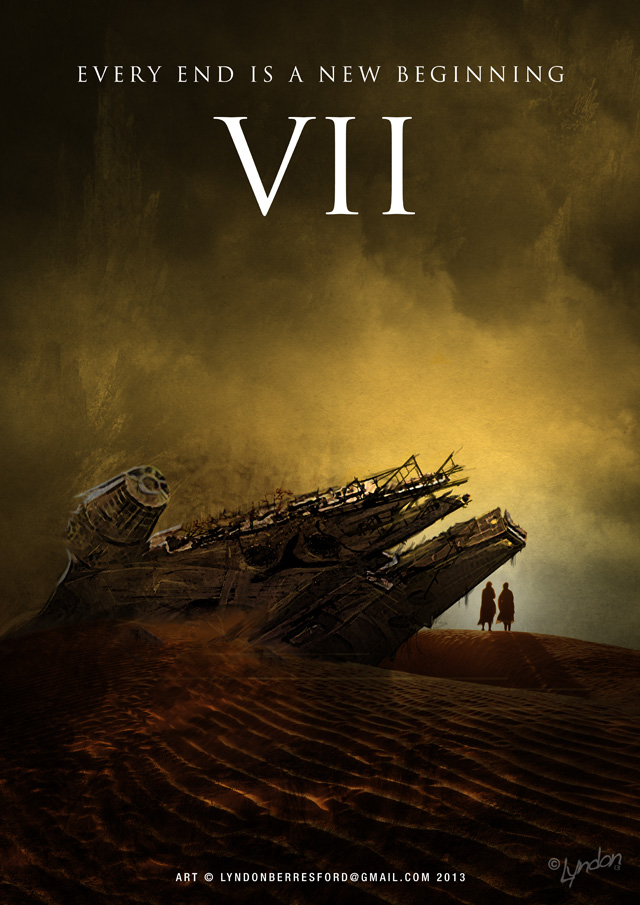 Fan Made Star Wars: Episode VII Poster Artwork by Lyndon Berresford
