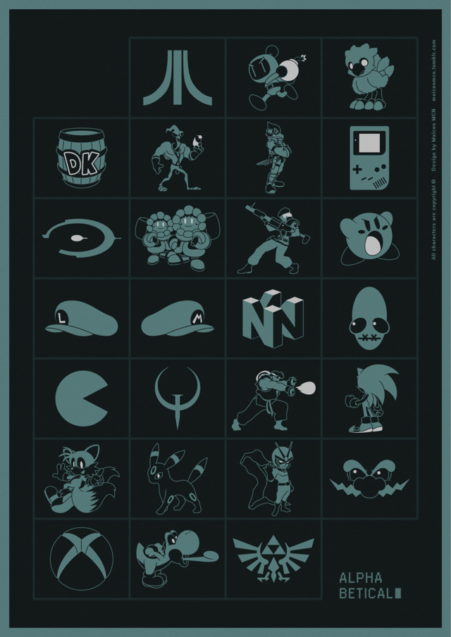 Alphabetical - A Video Game Alphabet