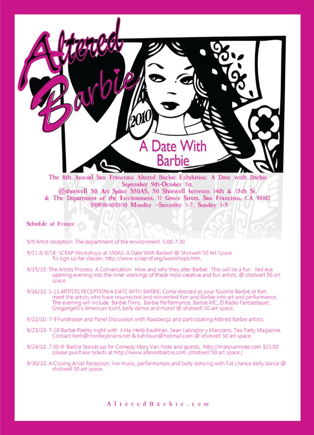 The 8th Annual San Francisco Altered Barbie Exhibition