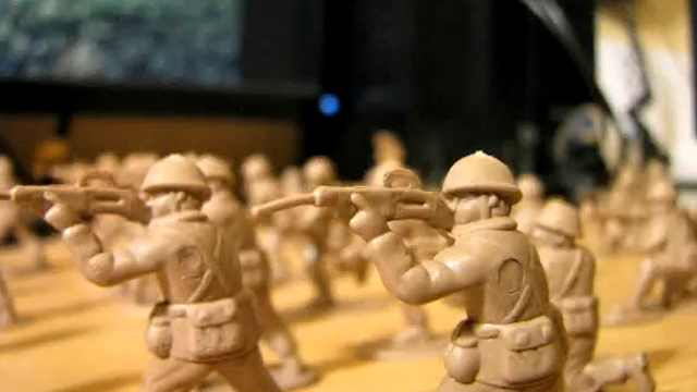The Battle of Little Desktop, A Plastic Army Men Stop-Motion Animation