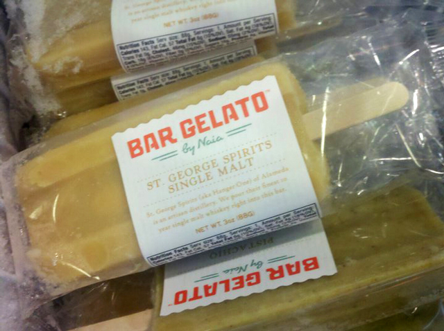 St. George Single Malt Whiskey Gelato Bars by Naia