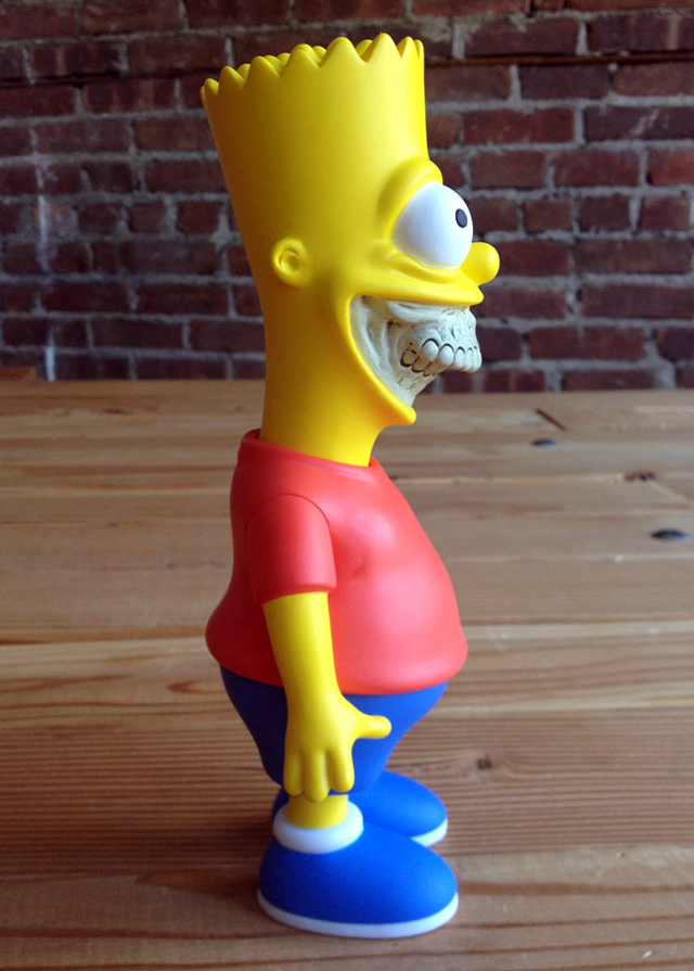 Bart Grin, A Grinning Bart Simpson Vinyl Art Toy by Ron English