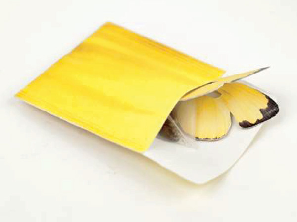 Blooming Tea Bag Features Butterfly Label That Perches on Cup