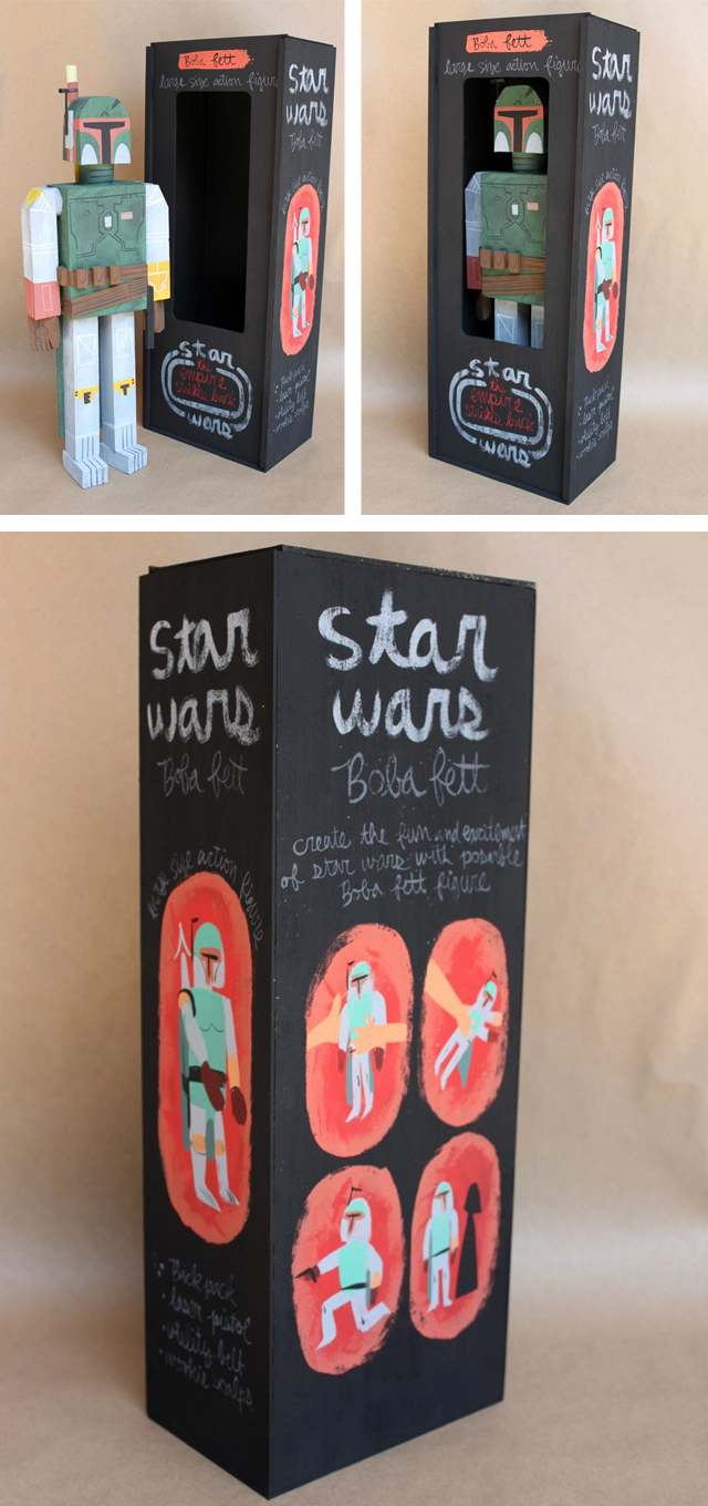 Wooden Star Wars Action Figures by Amanda Visell