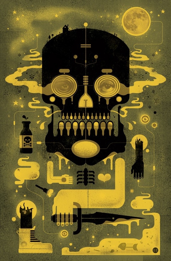 Bog In Mine Skull by Graham Erwin