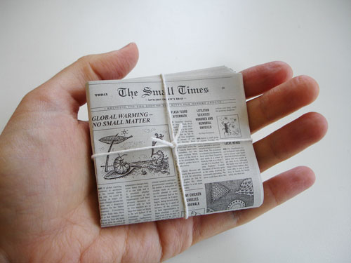 The Small Times, Mini Newspaper For World's Smallest Post Service Kit
