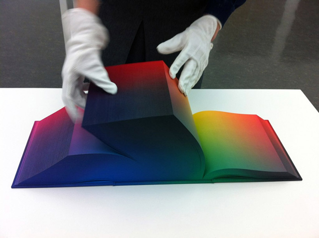 RGB Colorspace Atlas, A Cubed Book Depicting Every Color Imaginable