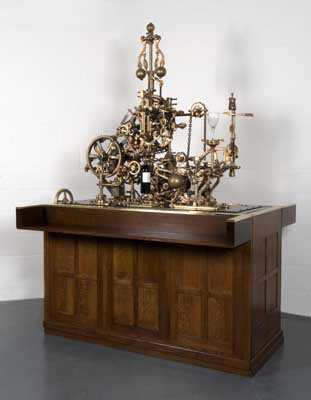 The Corkscrew, A Giant Hand-Cranked Wine Uncorking Machine