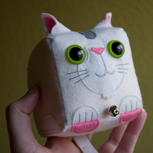 CubeCats, A Series of Cute Handmade Plush Cubed Cats