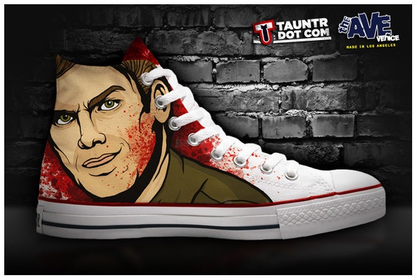 The Walking Dead, Breaking Bad and Dexter Custom Converse Sneakers