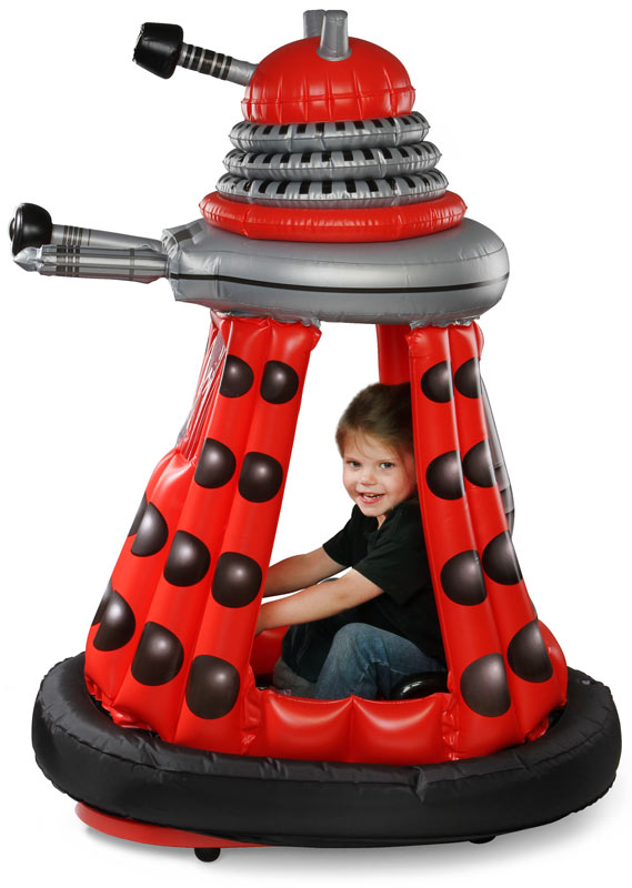 Doctor Who Ride-In Dalek Inflatable Riding Toy For Young Children