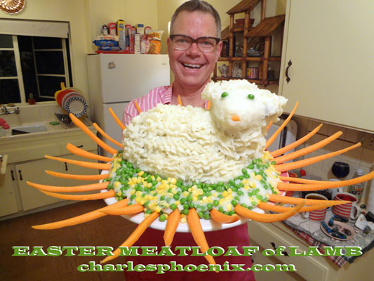 Easter Meatloaf of Lamb from the Charles Phoenix Test Kitchen