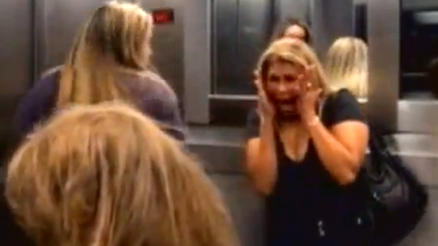 Creepy Elevator Prank Where a Little Scary Girl Appears From Nowhere