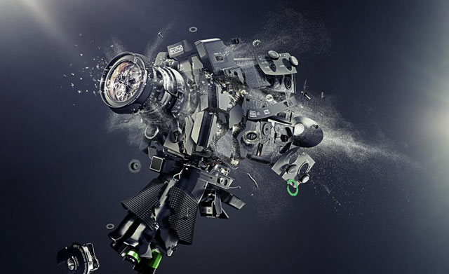 Photos of Exploding Cameras by Staudinger + Franke