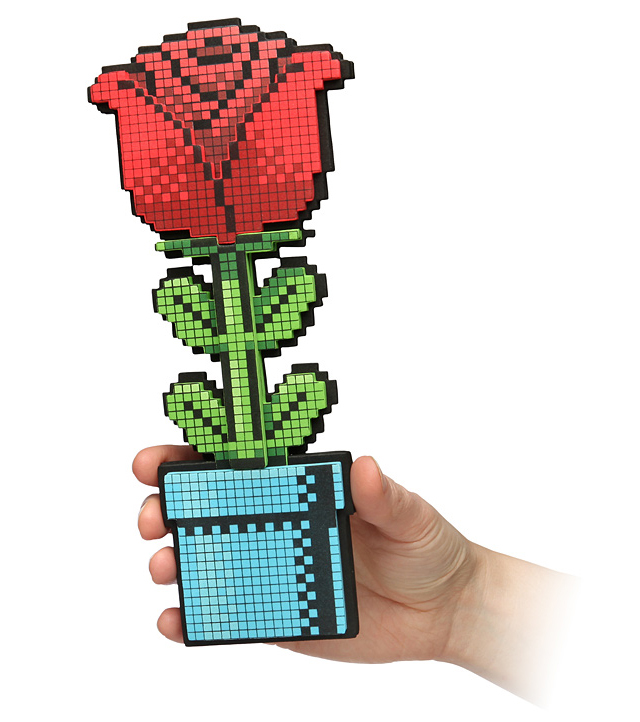 8-Bit Rose, A Pixelated Flower For Your Player 2 That Lasts Forever