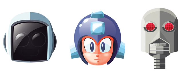 Illustrated Collection of Famous Movie, TV, Comic & Video Game Robots