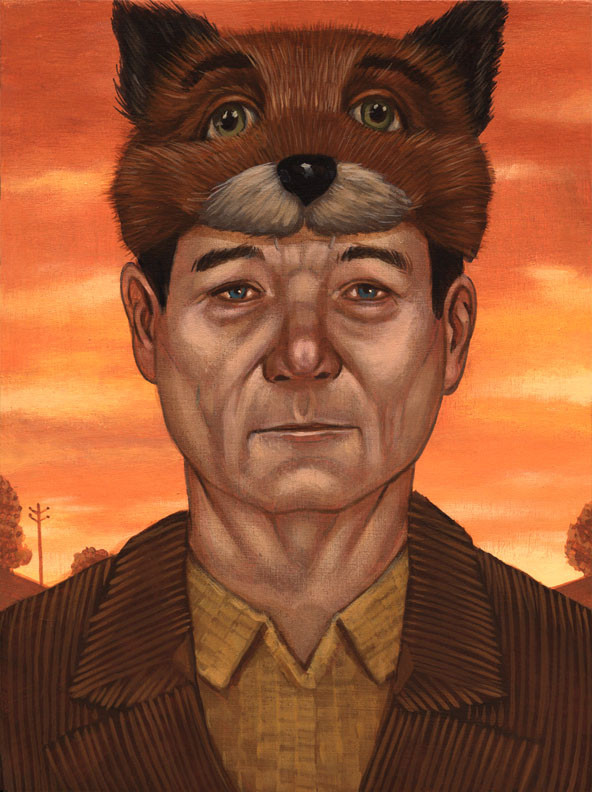 Murray Time, Paintings of Bill Murray as Wes Anderson Film Characters