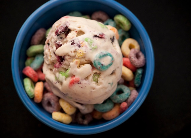 Froot Loop & Lucky Charms Cereal Ice Cream