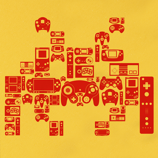 Retro Video Game Themed Designer Window Blinds