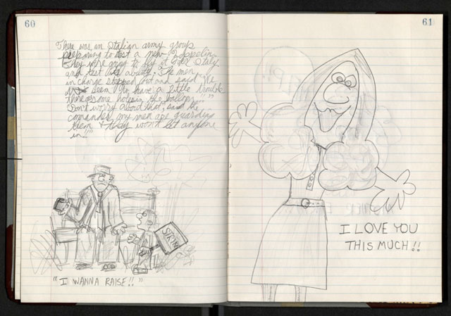 Scans of Keith Haring's Journals (1978-1982)