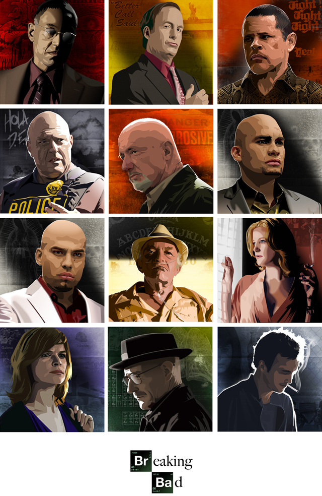 An Animated Version of Breaking Bad's Opening Credits