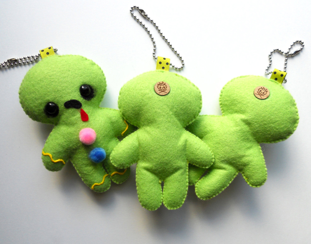 Zombreads, Handmade Plush Zombie Gingerbread Men Combination Christmas ...