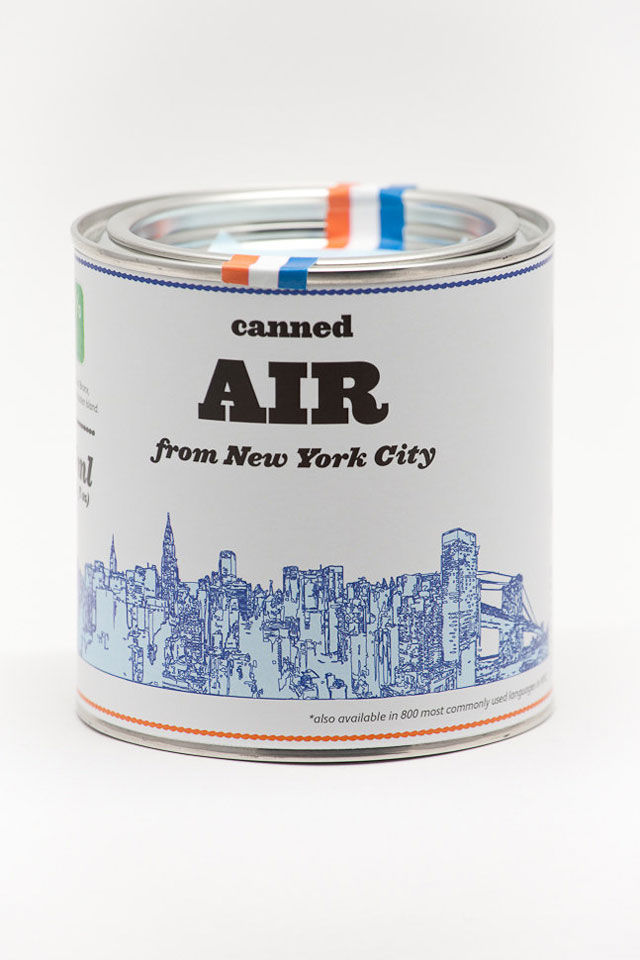 Canned Air, Cans of 100% Organic Air From Cities Worldwide