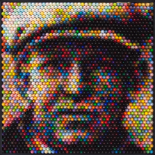 Astonishing Stacked Crayon Art by Christian Faur