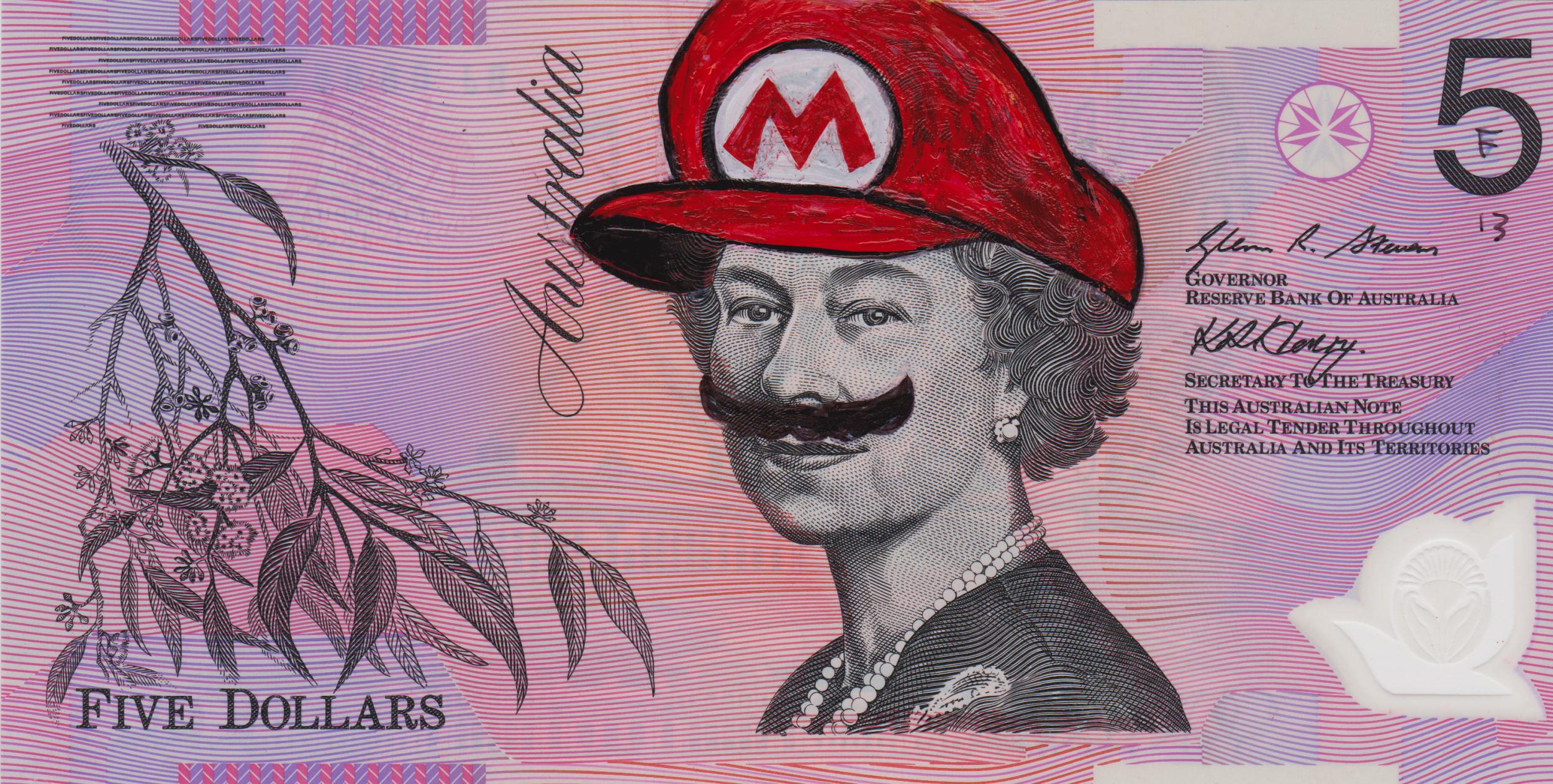 Refaced 5 Dollar Notes Depict Characters from Films, Games & Memes