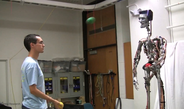 Robot That Plays Catch and Juggles With a Human Partner
