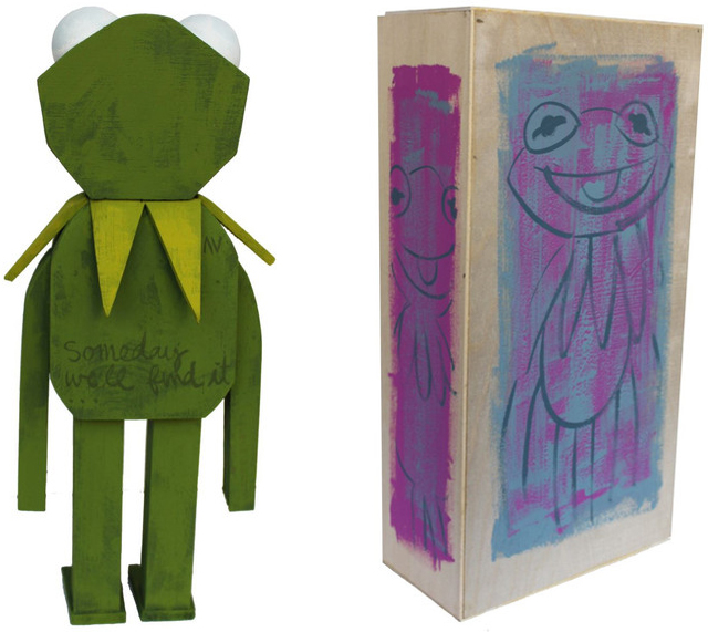 Wooden Muppet Idol Sculptures by Amanda Visell