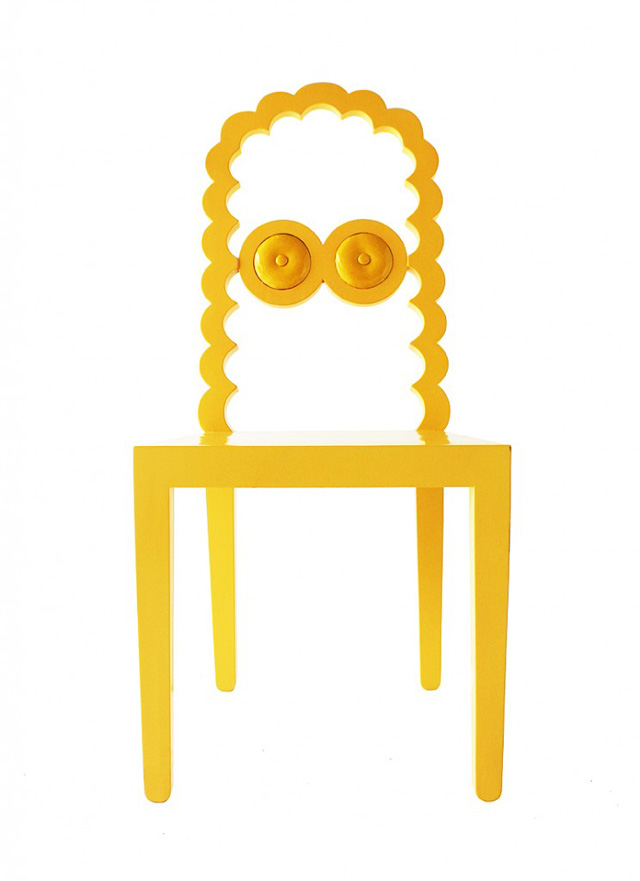Chairs Designed to Look Like The Simpsons