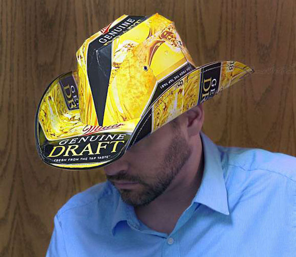 Beer Box Cowboy Hats