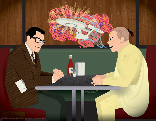 'Mad Men' Season Five Illustrations by Dyna Moe