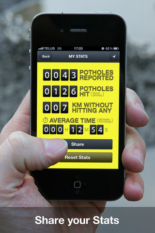 Pothole Season, A Site & App That Alerts Drivers of Potholes