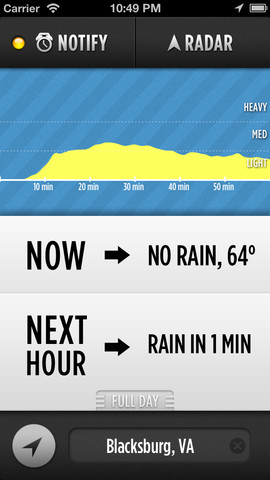 Dark Sky, An iOS Weather App for Minute-By-Minute Predictions