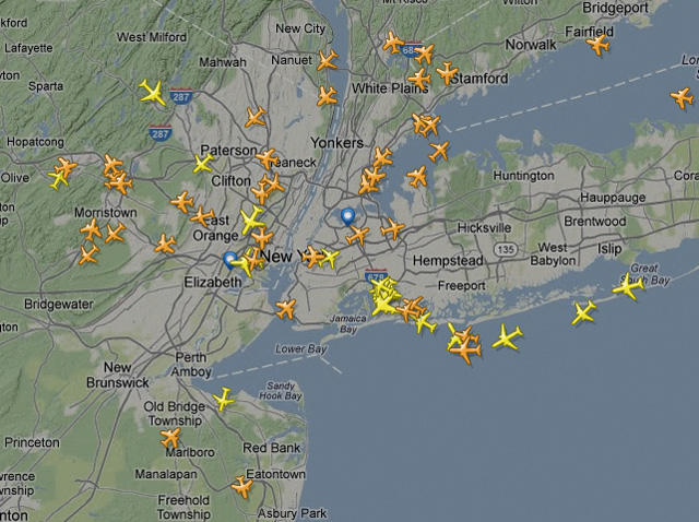 Flightradar24, A Service That Tracks Air Traffic on a Live Map