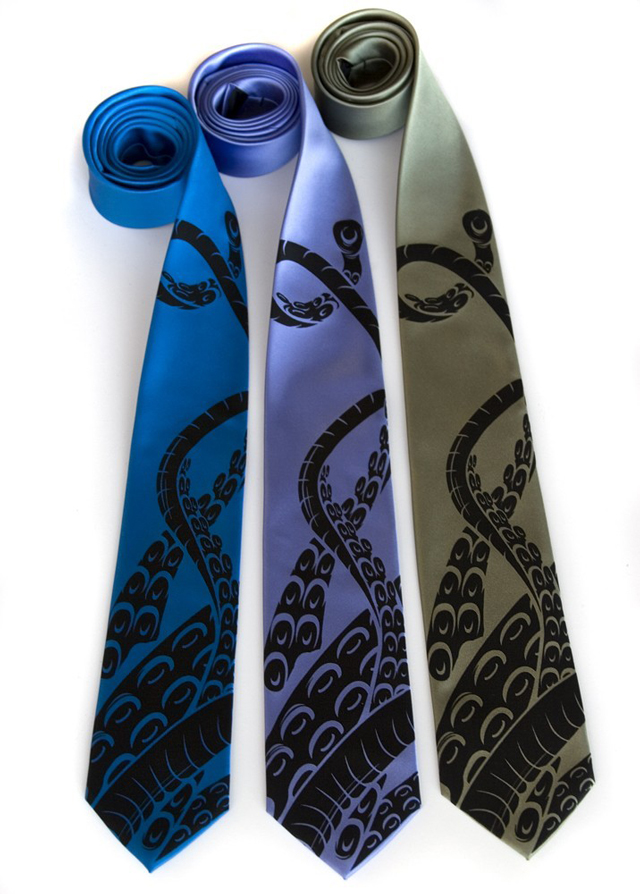 Cyberoptix TieLab, Creative and Hip Hand Screenprinted Ties