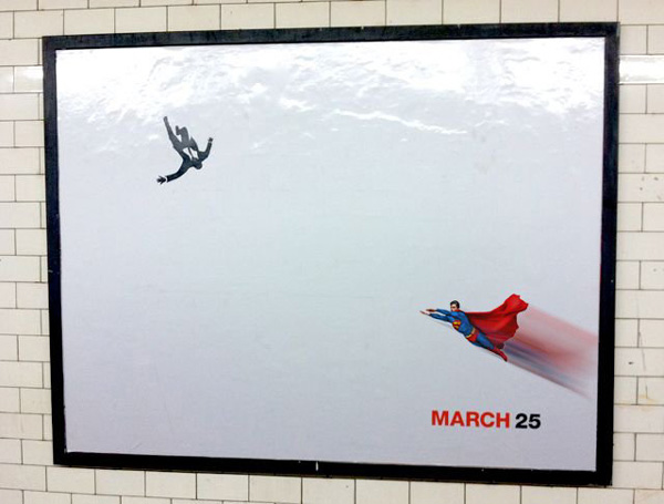 Mad Men Falling Man Street Posters Humorously Altered