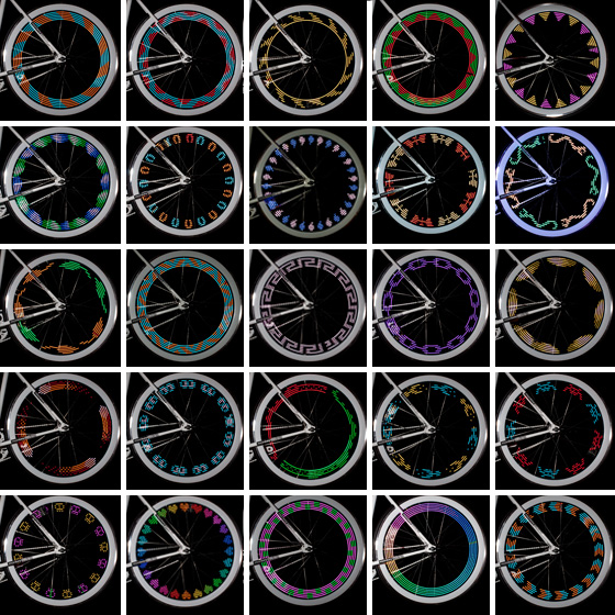 Mini Monkey Light, An 8-Bit LED Bike Light With Changing Patterns