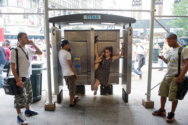 Phone Booth Dancer