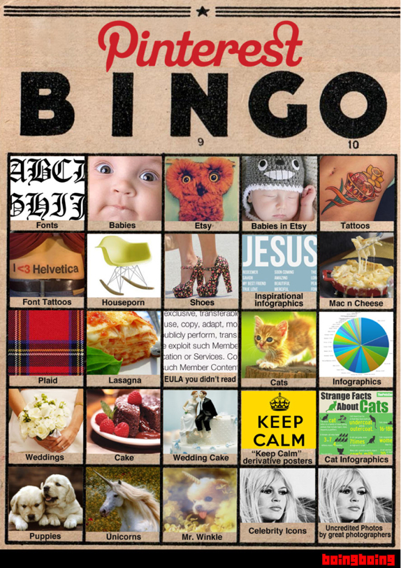 Pinterest Bingo