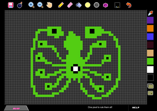 Make Pixel Art, A Pixel Art Drawing App